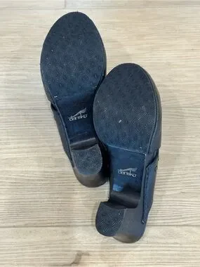 Dansko | Shoes | Dansko Black Leather Studded Clog Mules | Poshmark